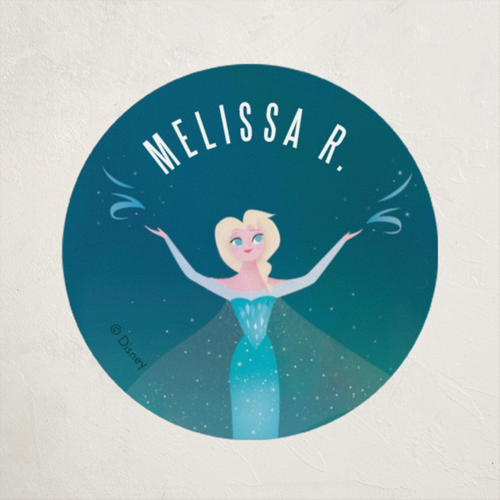 Disney Elsa's Magic Custom Name Labels by Lori Wemple | Minted