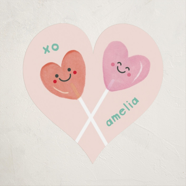 Sweetest Friend Custom Stickers by Creo Study | Minted