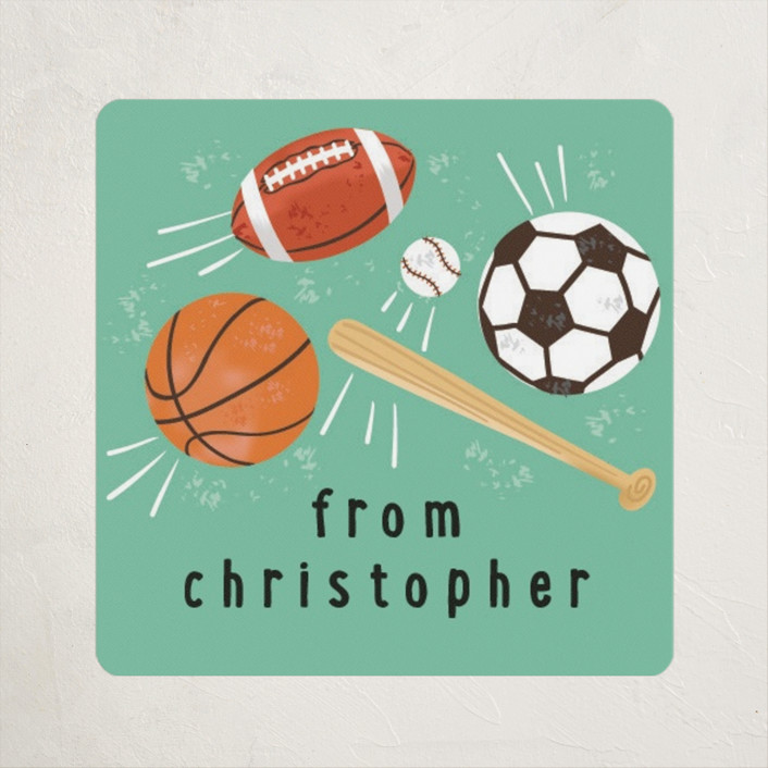 Great Sport Custom Stickers by Jennifer Holbrook | Minted