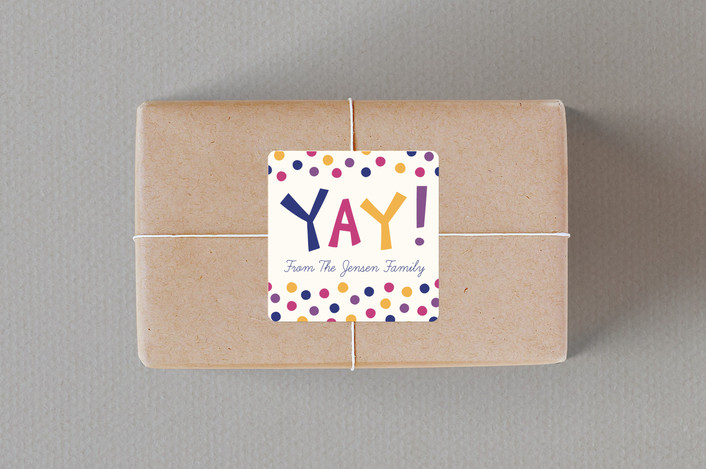 Yay! Custom Stickers by Kacey Kendrick Wagner | Minted