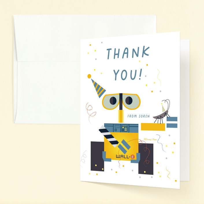 Disney and Pixar's Wall-E and Hal Children's Birthday Party Thank You ...