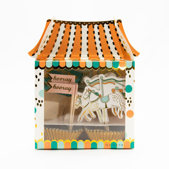 Fun Fair Cupcake Kit Party Baking Cups by MA FÊTE | Minted