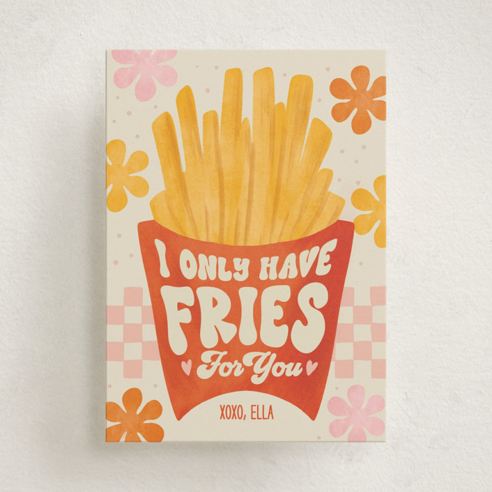 I Only Have Fries For You Classroom Valentine's Day Cards by Gina ...