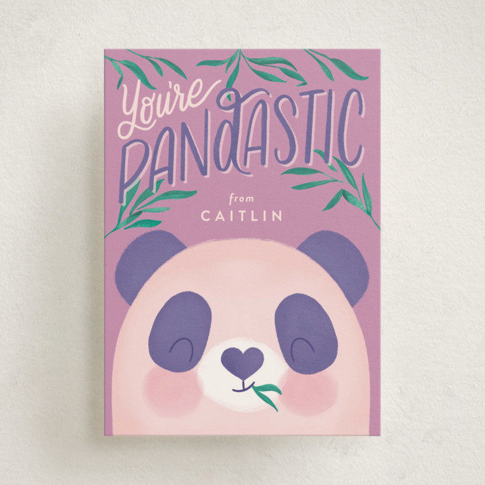Pandastic Classroom Valentine's Day Cards by Joanna Griffin | Minted