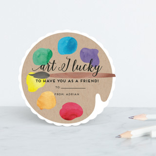 Arty Party Classroom Valentine's Day Cards by Jen ... | Minted