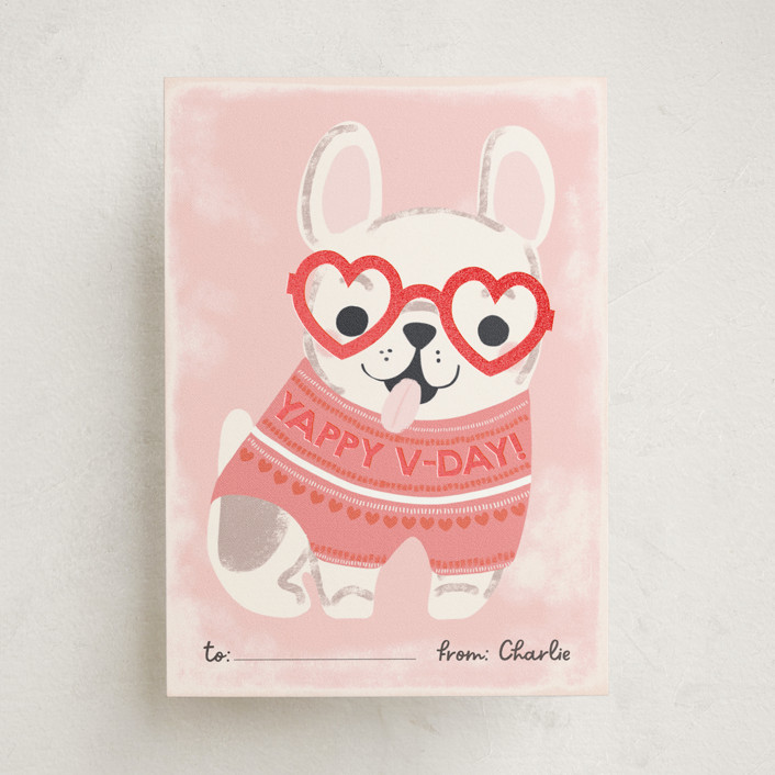 Yappy V-Day! Foil-Pressed Classroom Valentine's Day Cards by Itsy Belle ...