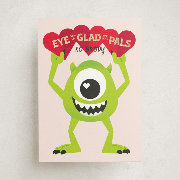 Disney and Pixar's Monster's Inc Pal Foil-Pressed Classroom Valentine's ...