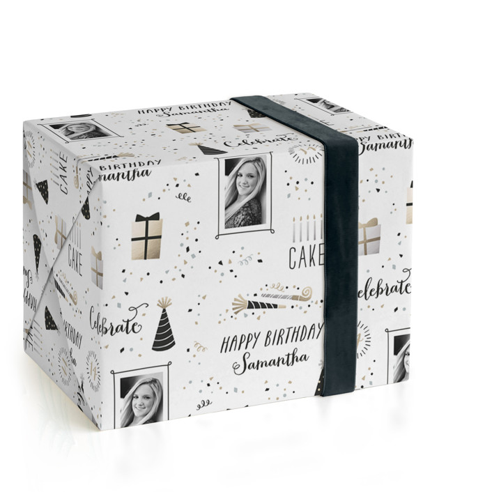 Birthday Confetti Wrapping Paper by Hooray Creative | Minted