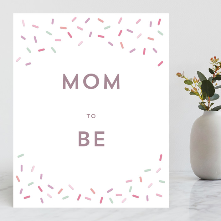 All Over Sprinkles Small Custom Signs by Hooray Creative | Minted