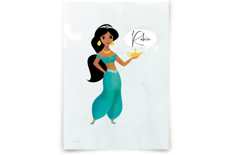 A Wish from Disney's Jasmine Disney Art Prints by Lori Wemple | Minted