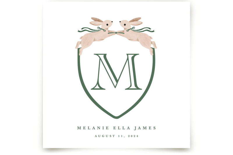 Bunny Crest: Custom Print Custom & Commissioned Art by Vivian Yiwing ...