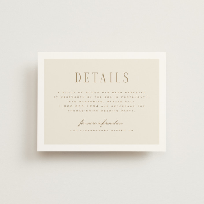 Swept Away Direction Cards by Leah Bisch | Minted