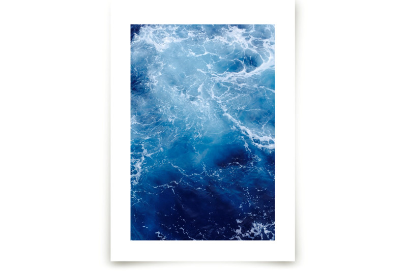 Waving Blue Fine Art Prints by Carole Crohan - CaroleeXpressions | Minted