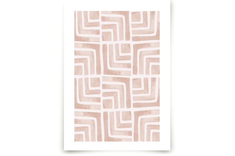 Painted Geo Fine Art Prints by Iveta Angelova | Minted