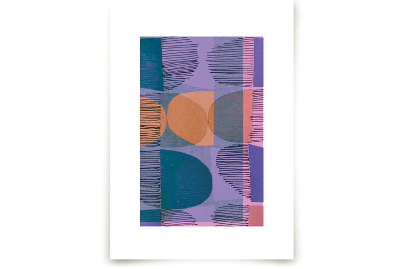 Boho Screenprint II Fine Art Prints by Jenna Skead | Minted