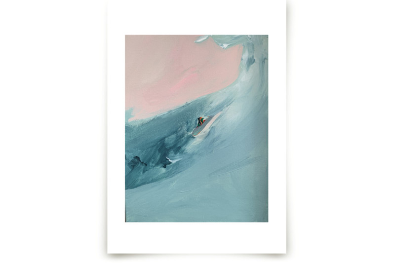 Santa Cruz Surfer Fine Art Prints by Caryn Owen | Minted