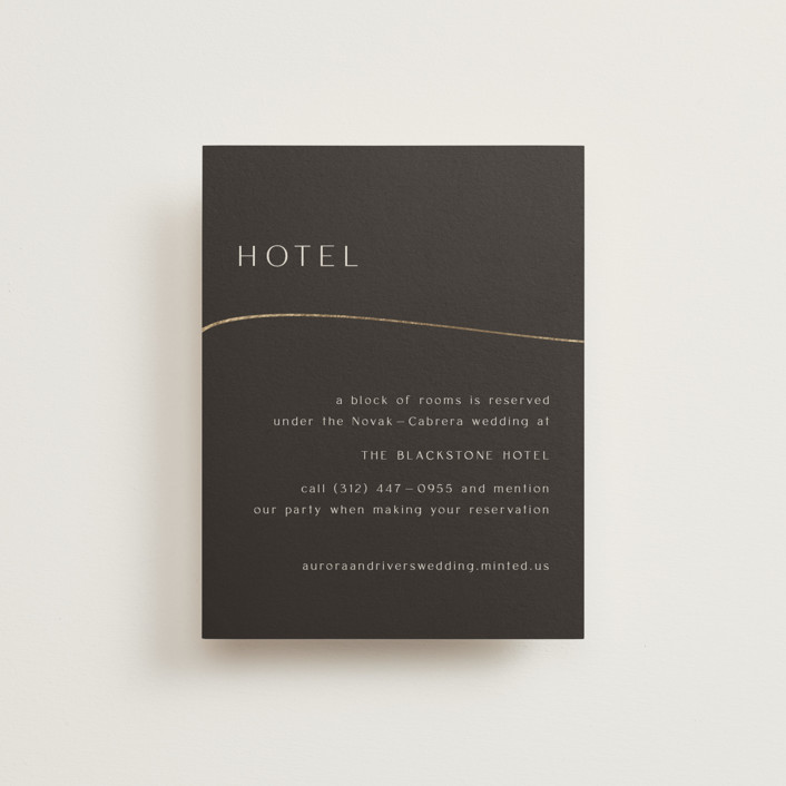 gathering Foil-Pressed Direction Cards by Olivia Raufman | Minted