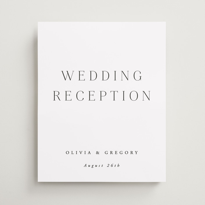 Classy Type Direction Signs by Hooray Creative | Minted