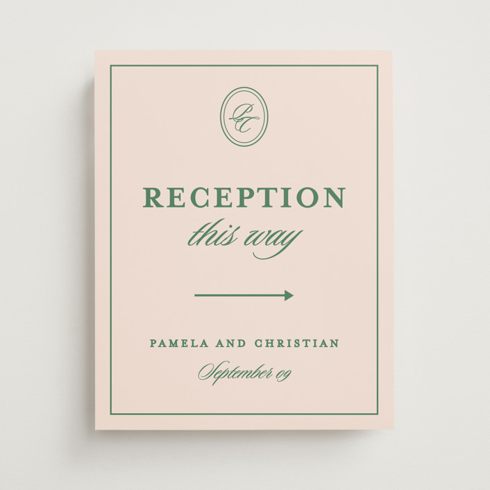 Scripted Direction Signs by Creo Study | Minted