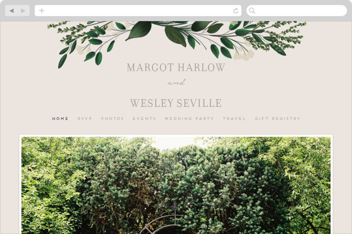 Watermark Wedding Website by Kaydi Bishop | Minted