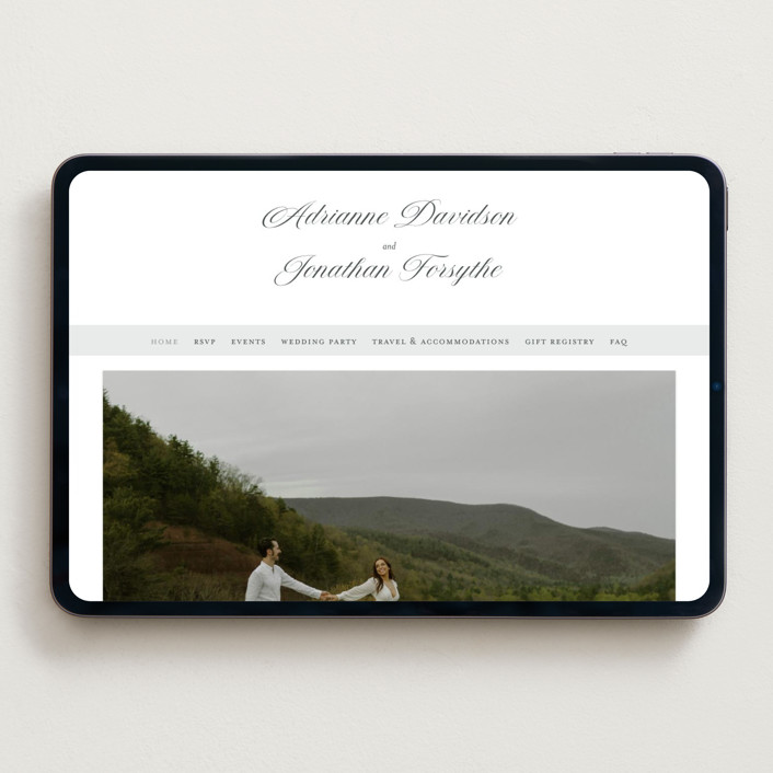Together Always Wedding Website by Eric Clegg | Minted