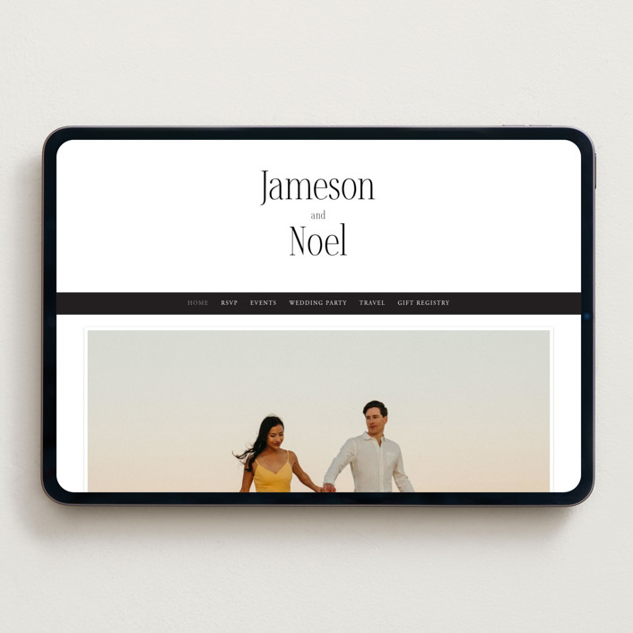 Modern Space Wedding Website by Ashlee Townsend | Minted