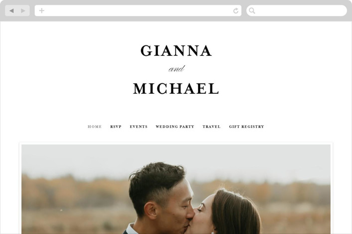 Everything Love Wedding Website by Louise Kay | Minted