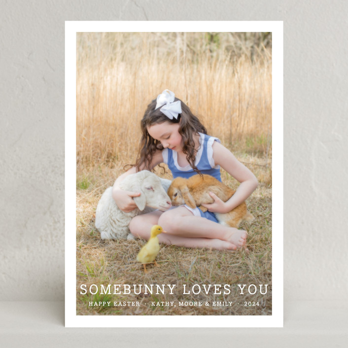 Somebunny Loves You Easter Cards by Megan Davis | Minted