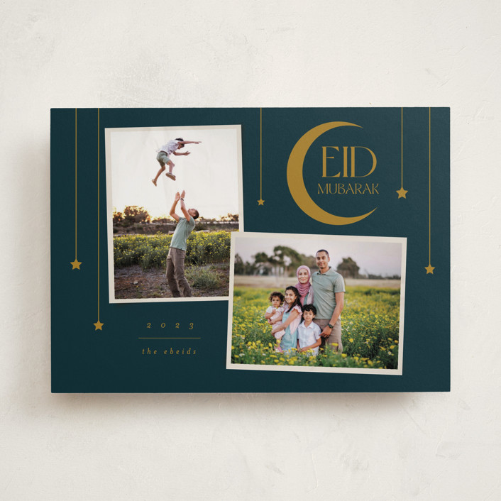 Hanging Stars Eid Cards by Morgan Kendall | Minted