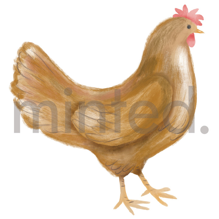Chicken Design Element by Petra Kern | Minted