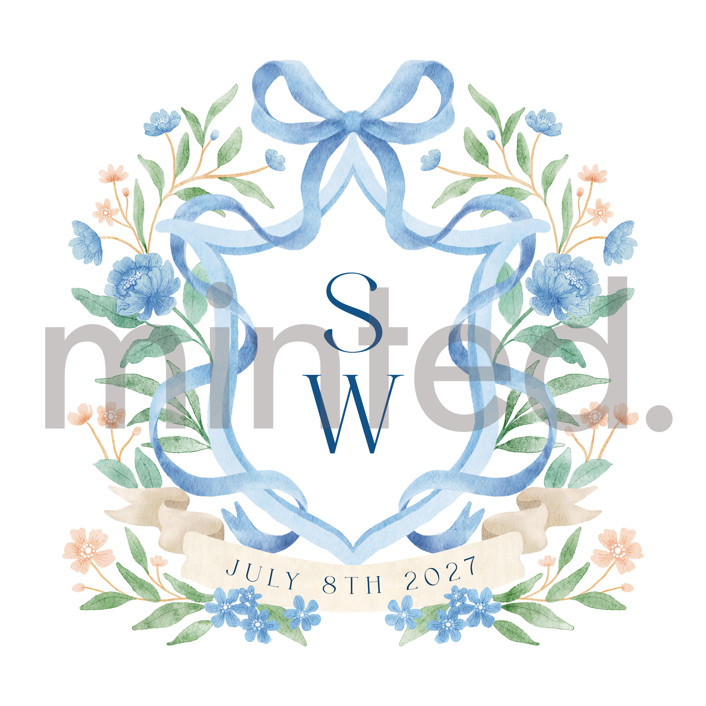 Custom Atlanta Crest Design Element by Elly | Minted