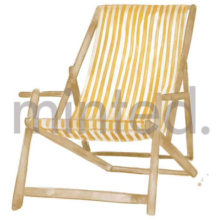Beach Chair Design Element by Jenna Holcomb | Minted