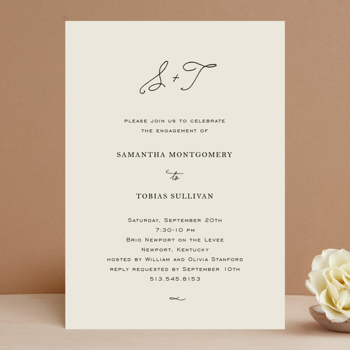 Estate Engagement Party Invitations by Kim Dietrich Elam | Minted