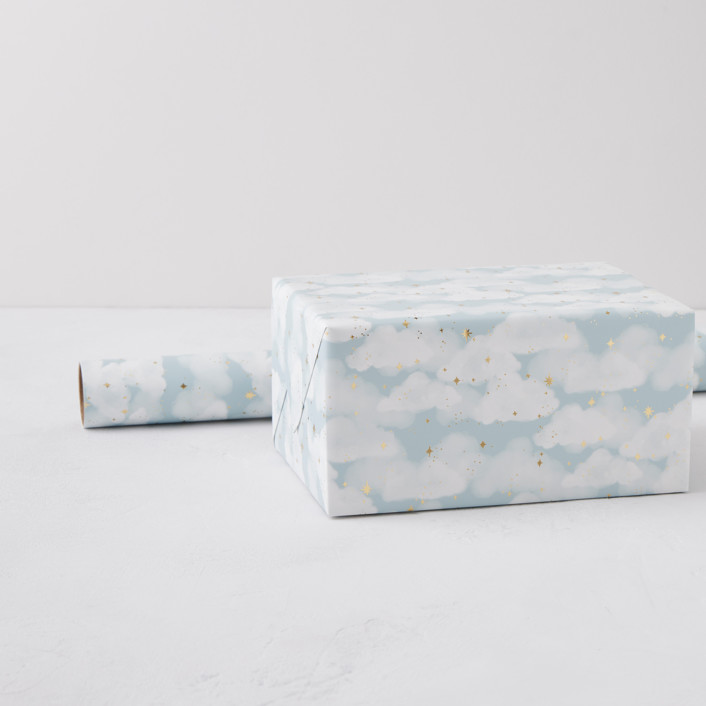 Starry Lullaby Sky Wrapping Paper by Rebecca Durflinger | Minted