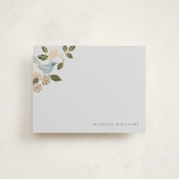 Beautiful bird Foil-Pressed Stationery by Ana de Sousa | Minted