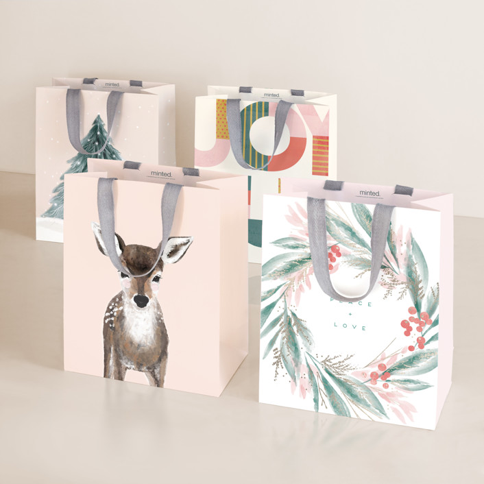 Jolly Holiday Gift Bag Collection by Multiple Artists | Minted