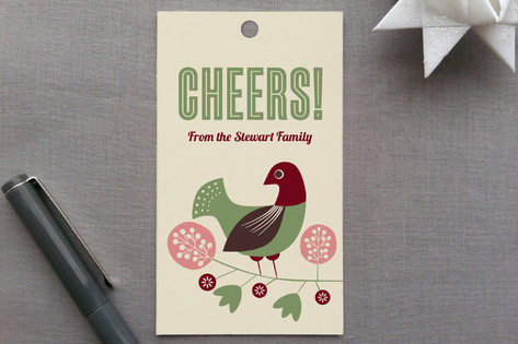 Cheerful Chirp Gift Tags by Olivia Raufman | Minted
