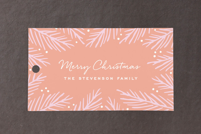 Pretty Pine Gift Tags by Hooray Creative | Minted