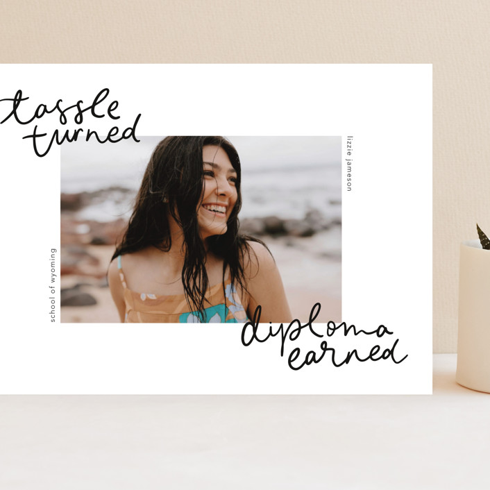 Tassle turned, diploma earned Grand Graduation Announcements by ...