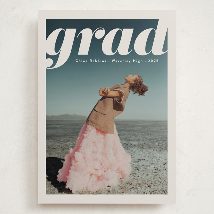The Cover Grand Graduation Announcements by Gwen Bedat | Minted