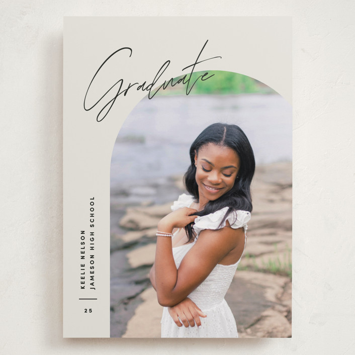 Arc Over Grand Graduation Announcements by Pixel and Hank | Minted