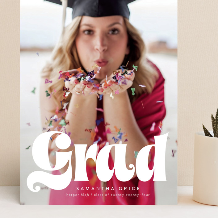 Posh Grand Graduation Announcements by Lori Wemple | Minted
