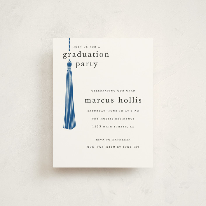 Tassled Graduation Insert Cards by Ashlee Townsend | Minted