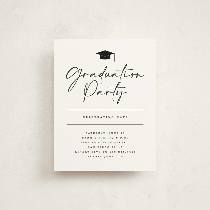 Signature Grad Graduation Insert Cards by Erica Krystek | Minted