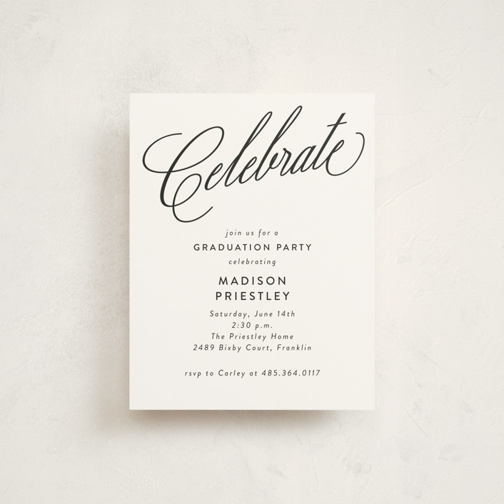 Aloft Graduation Insert Cards by Jessica Williams | Minted