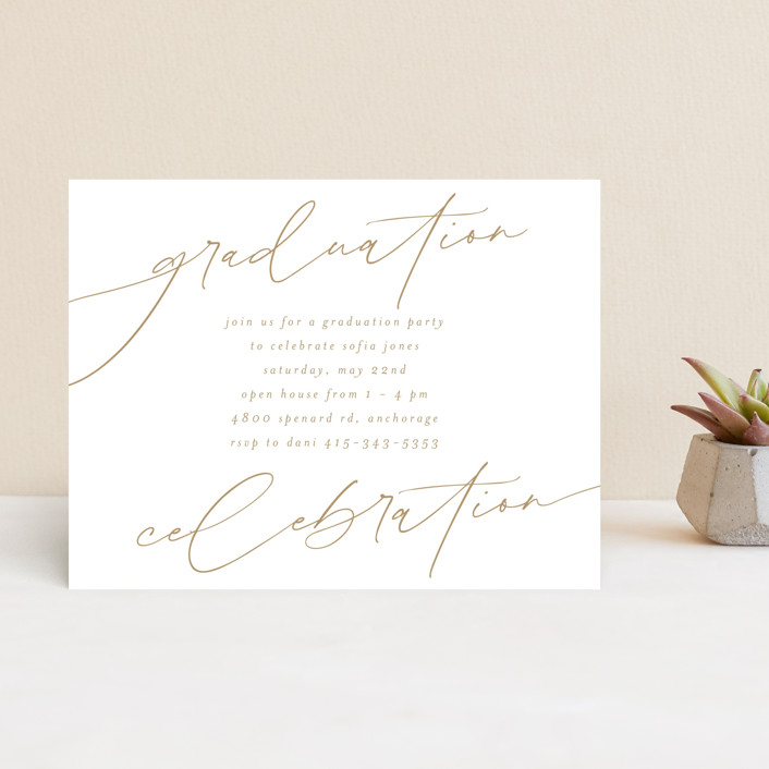 Simplicity Graduation Insert Cards by Lisa McLean | Minted