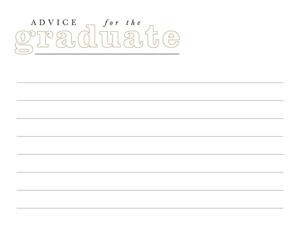 Reflective Graduation Insert Cards by Beth Schneider | Minted