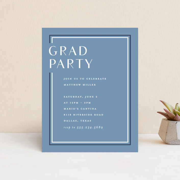 Borderline Graduation Insert Cards by Lauren Chism | Minted