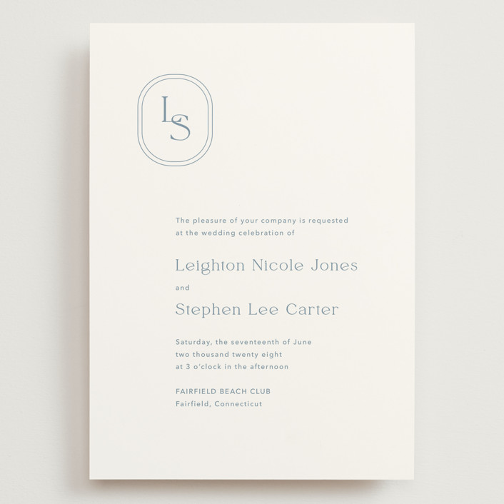 Leighton Grand Wedding Invitations by Jennifer Postorino | Minted