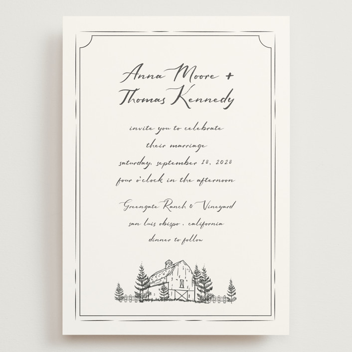 Southern Soul Grand Wedding Invitations by Sherley Ferreira | Minted